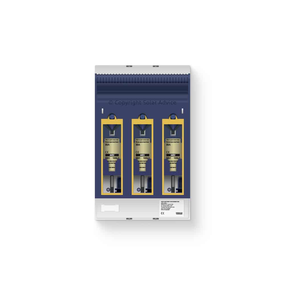 KETO Battery Disconnector with 80A Fuses - Solar Advice KETO Battery Disconnector with 80A Fuses - Solar Advice